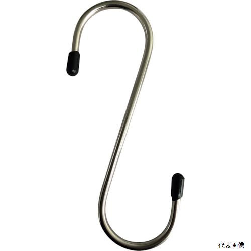 【特長】 ●ステンレス製S字フックです。 【用途】 ●物の吊り下げ、引っ掛けとして。 【仕様】 ●使用荷重(kN)：0.15 ●D(mm)：4 ●L(mm)：100 ●S(mm)：32 【材質／仕上】 ●ステンレス（SUS304） 【入数】...