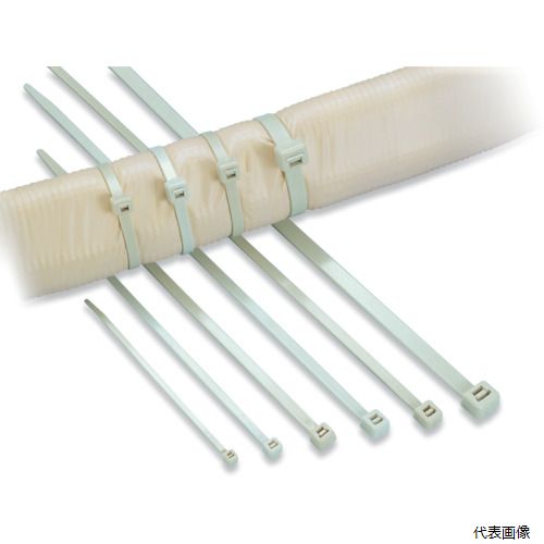 【特長】 ●白い外壁やエアコンホースの色に馴染みやすい色の耐候・耐熱性インシュロックタイです。 ●紫外線に強いだけでなく、耐熱性、耐摩耗性にも優れ、屋内・屋外問わず使用できます。 【用途】 ●紫外線が当たる場所での配線結束作業に。 【仕様】...