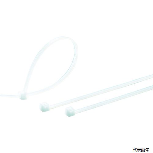 【特長】 ●電気工事をはじめとする各種配線結束のスタンダード品です。 ●横ズレ防止力に優れ、軽い挿入抵抗で確実に固定し、バンド部は作業しやすい適度な柔軟性を持つのが特長です。 ●作業者や被結束物に負担がかからない滑らかな面加工を施しています...