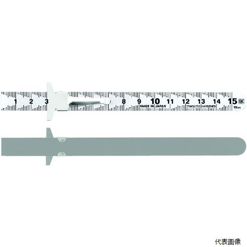 【特長】 ●最小単位の目盛が見やすい快段目盛です。 ●段差測定に便利なクリップ付です。 ●クリップ付で携帯に便利です。 ●サビに強いステンレス材です。 ●大きく、スッキリと数字が表示されているので数値が読み取りやすいです。 ●スケール表面は...