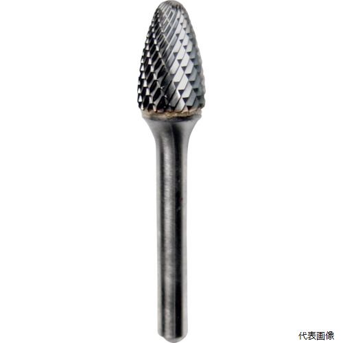 【特長】 ●切削からバリ取りまで、各種金属加工に幅広くご使用いただけます。 【仕様】 ●形状：ツクシ(ダブルdカット) ●刃径(mm)：12 ●刃長(mm)：19 ●軸径(mm)：6 ●軸長(mm)：46 ●全長(mm)：65 ●最高使用回...