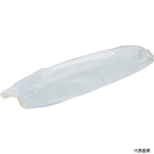 【特長】 ●使い捨てタイプのポリエチレン製腕カバーです。 【用途】 ●水周り作業等に。 【仕様】 ●色：クリア ●サイズ：フリー ●幅(cm)：21 ●長さ(cm)：40 ●厚さ(mm)：0.02 ●厚さ：0.02mm 【材質／仕上】 ●ポ...