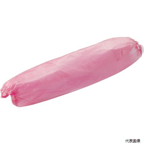 【特長】 ●使い捨てタイプのポリエチレン製腕カバーです。 【用途】 ●水周り作業等に。 【仕様】 ●色：ピンク ●サイズ：フリー ●幅(cm)：21 ●長さ(cm)：40 ●厚さ(mm)：0.02 ●厚さ：0.02mm 【材質／仕上】 ●ポ...