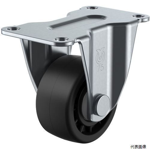 【特長】 ●取付高さを低く抑えた重荷重用キャスターです。 ●長期間の重荷重による車輪の変形を防げます。 【用途】 ●機械装置などの搬入、設置に最適です。 【仕様】 ●許容荷重(daN)：320 ●許容荷重(kgf)：326.4 ●車輪径D(...