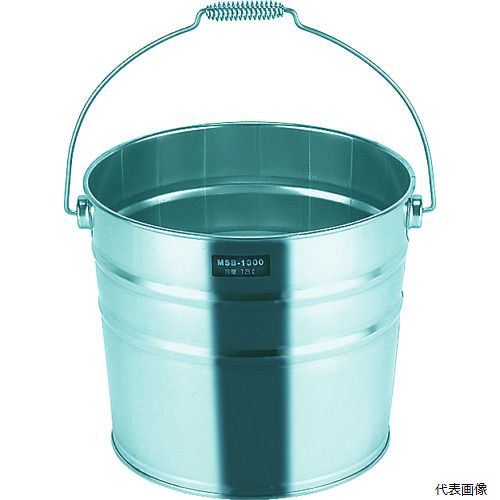 【特長】 ●オールステンレス製で耐食性に優れた軽量バケツです。 ●容量(L)：13 ●直径(mm)：300 ●高さ(mm)：260 ●内径(mm)：285 ●深さ(mm)：250 ●適合フタ：T-MNM-AB ●適合機種：T-MNM-AB ...