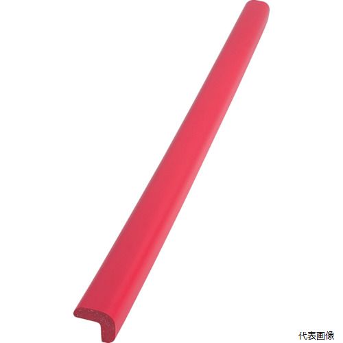 【特長】 ●ちぎれにくく、クッション性に優れた衝撃吸収材です。 【用途】 ●工事現場や工場の危険防止に。 【仕様】 ●色：レッド ●幅(mm)：55 ●長さ(m)：0.9 ●厚さ(mm)：18 ●取付方法：貼付タイプ(両面テープ付属) 【材...