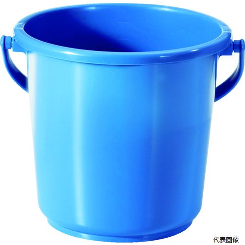【特長】 ●肉厚で強度あるスタンダードのバケツです。 ●食品衛生法適合品です。 ●容量(L)：25.3 ●間口(mm)：364 ●奥行(mm)：364 ●高さ(mm)：340 ●色：ブルー ●適合フタ：TPPB-25F ●容量(ml)：25...
