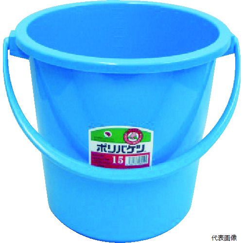 【特長】 ●PLマーク認定品で内容物が飲食物でも安心してお使いいただけます。 ●1L単位目盛り付です。 ●太くてしなりにくく持ちやすい中空構造取手です。 ●容量(L)：15 ●間口(mm)：350 ●奥行(mm)：315 ●高さ(mm)：3...