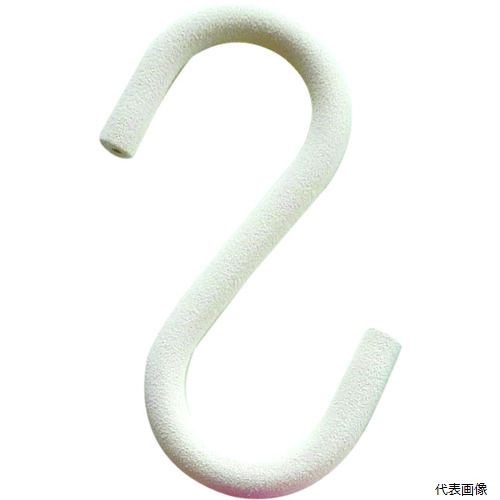 【特長】 ●クッション性に優れたゴムで被膜しているので対象物を傷つけにくく、すべり止め効果も得られます。 【用途】 ●道具の収納に。 【仕様】 ●使用荷重(kN)：0.06 ●色：アイボリー ●D(mm)：8 ●L1(mm)：110 ●S1...