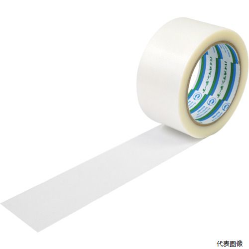 【特長】 ●基材中に再生ポリエチレンを65％以上使用しています。 ●展開力がスムーズで手切れ性に優れています。 ●布テープより薄く軽いです。 ●耐水性能に優れています。 ●貼った後が目立ちません。 ●油性マジックで文字が書けます。 ●グリー...