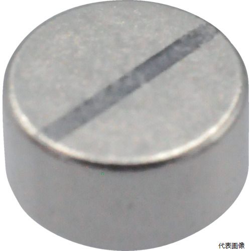 【特長】 ●磁石の中で最強の磁場をもつネオジム磁石です。 【用途】 ●センサーやモーター部品として。 【仕様】 ●表面磁束密度(T)：0.30 ●吸着力(N)：3.69 ●外径(mm)：4 ●厚さ(mm)：2 ●形状：丸型 【材質／仕上】 ...