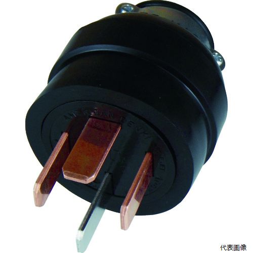 【特長】 ●電線接続方式は圧着端子式です。 ●カバーは耐候性に優れているクロロプレンゴム製です。 ●端子ねじM5を使用します。 【仕様】 ●定格：接地3P50A250V ●適合電線(［［MM2］］)：2CT・VCT14 ●防水：× 【材質／...