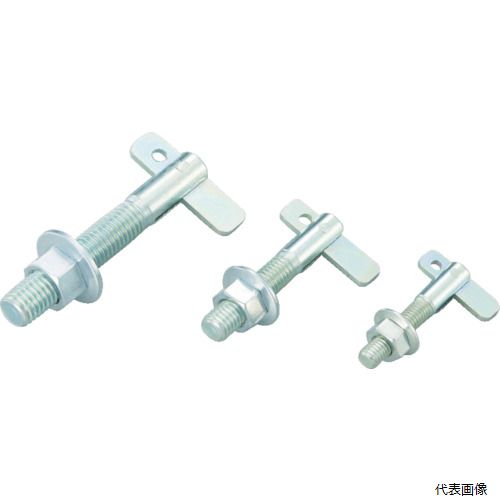 【特長】 ●本体径とプレート幅が同じなので、器具設置後の穴あけ、アンカー施工が可能です。 【用途】 ●金具・器具、手摺りの取付け。 【仕様】 ●ねじの呼び：M10 ●外径(mm)：10.0 ●全長(mm)：70 ●適合板厚(mm)：14〜4...