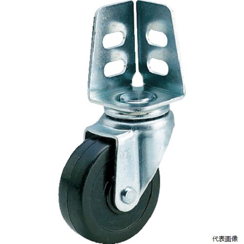 【特長】 ●アングルへの取り付けが簡単にできます。 【用途】 ●アングル式の棚や軽荷重機器運搬に。 ●自在式 ●アングル式の棚や軽荷重機器運搬に。 【仕様】 ●許容荷重(daN)：50 ●許容荷重(kgf)：51.0 ●車輪径D(mm)：6...
