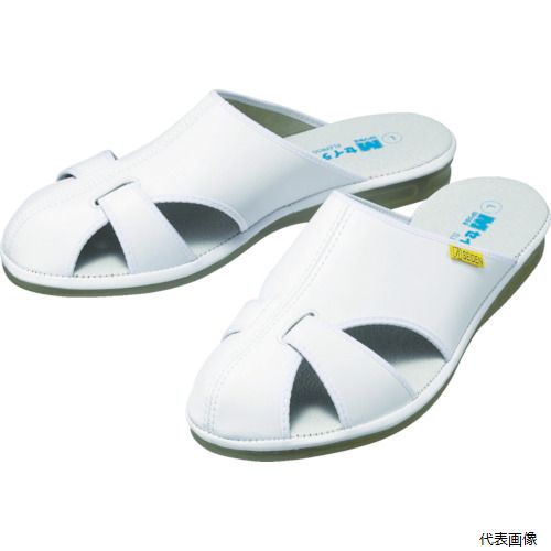 【特長】 ●安定した静電性能で靴底から静電気を逃します。 ●軽量で、滑りにくく、耐久性にも優れたサンダル底です。 ●クッション性に優れたエアソール構造です。 ●軽量で、滑りにくく、耐久性にも優れた靴底です。 【仕様】 ●色：ホワイト ●サイ...