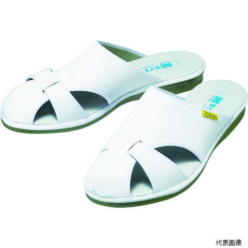 【特長】 ●安定した静電性能で靴底から静電気を逃します。 ●軽量で、滑りにくく、耐久性にも優れたサンダル底です。 ●クッション性に優れたエアソール構造です。 ●軽量で、滑りにくく、耐久性にも優れた靴底です。 【仕様】 ●色：ホワイト ●サイ...