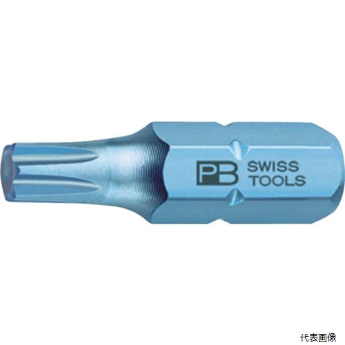 【特長】 ●強度と精度に優れた差込角1/4インチ(6.35mm)のトルクスビットです。 【仕様】 ●刃先：T15 ●全長(mm)：25 ●シャンク径(mm)：6.35 ●差込角：1/4inch(6.3mm)hex ●先端外形寸法(mm)：3...