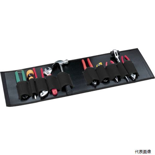【特長】 ●工具差し用アタッチメントです。 ●工具差し10ポケット付きです。 【仕様】 ●適合本体：TADB-270 【材質／仕上】 ●ポリエチレン材 ●ポケット：帆布 【注意】 ●工具類は別売です。 ●提供不可：chemSHERPA、SD...