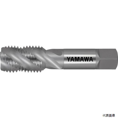 【特長】 ●溝がねじれているので小さいカール状の連続した切りくずを後方に排出し、切りくず詰まりを起こしませんので止り穴加工に最適です。 ●切れ味が良いため、特に粘い被加工材やプラスチック等のねじ立てに最適です。 ●タップが食い付き易いです。...