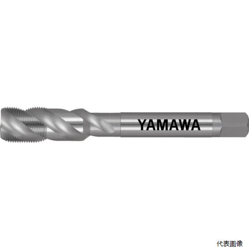 【特長】 ●溝がねじれているので小さいカール状の連続した切りくずを後方に排出し、切りくず詰まりを起こしませんので止り穴加工に最適です。 ●切れ味が良いため、特に粘い被加工材やプラスチック等のねじ立てに最適です。 ●タップが食い付き易いです。...
