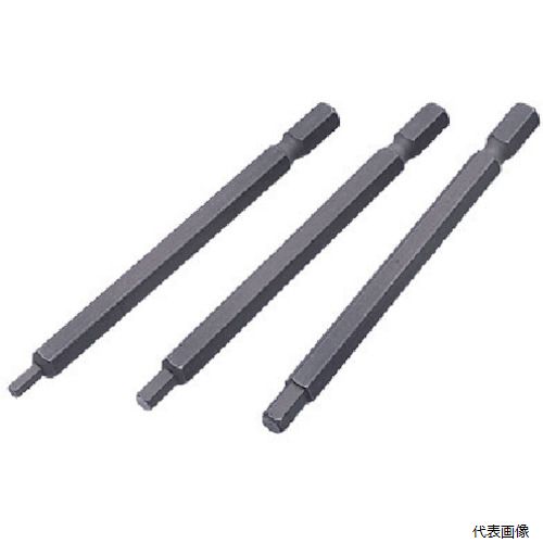 【特長】 ●各種六角穴付ボルトの着脱に最適な先端工具です。 ●大径サイズ17mmまで豊富な品揃えです。 【用途】 ●各種六角穴付ボルトの着脱に。 【仕様】 ●対辺(mm)：8.0 ●全長(mm)：90 ●シャンク径(mm)：6.35 ●先端...