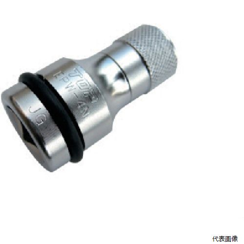 【特長】 ●ワンタッチ着脱で簡単ビット交換可能です。 ●インパクトレンチに取り付け、6.35mmシャンクの各種・各サイズのソケットやドライバービットが使用できます。 ●使える工具の種類が格段に増えます。 【用途】 ●インパクトレンチ用 【仕...
