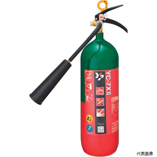 【特長】 ●電気施設や精密機械・機器の火災に優れた消火能力を発揮する、ガス系消火器です。 【用途】 ●電気関係施設や精密機械・機器など。 ●適用火災：油火災・電気火災。 ●放射時間(秒)：19 ●放射距離(m)：2〜4 ●薬剤量(kg)：3...