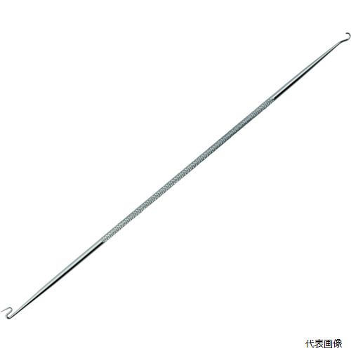 【特長】 ●シンプルなステンレス製スプリングフックです。 【用途】 ●コイルスプリングなどの取り付け、取り外し用に。 【仕様】 ●全長(mm)：200 【材質／仕上】 ●ステンレス(SUS410J1) 【注意】 ●ESD対策仕様品ではありま...