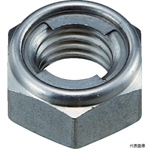 【特長】 ●金属製フリクションリングがボルトのねじ山に接し、ねじ部のトルクが大きくなるような機能を発生させ緩み止め効果を出します。 ●米国宇宙航空規格NAS3350および3354に準じた試験に適合しています。 ●耐熱性・振動箇所・再使用性の...