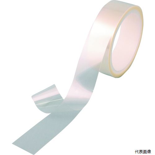 【特長】 ●基材レスの両面接着テープです。 ●揮発ガス分は超微量です。 ●高い接着性を有しています。 【用途】 ●ガラスの張り合わせ用。 ●液晶モジュール部材の固定用。 ●電子部品固定用。 【仕様】 ●色：透明 ●幅(mm)：20 ●長さ(...