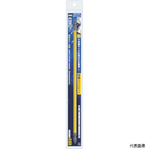 【特長】 ●カラーで先端サイズの見分けが簡単です。 ●［［＋］］［［−］］の両頭タイプです。 ●両端部非塗装で刃先精度が抜群です。 【用途】 ●プラス・マイナスネジ回しに。 【仕様】 ●刃先：［［＋］］2/［［−］］6 ●全長(mm)：30...