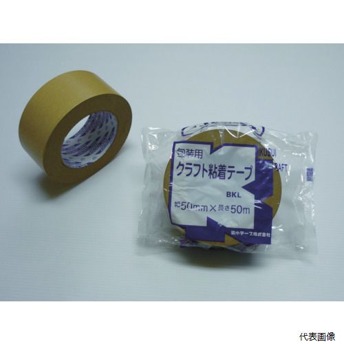 【特長】 ●包装用クラフト粘着テープのスタンダード商品です。 ●天然ゴム系粘着剤です。 【用途】 ●段ボールケースの封かん。 ●一般包装用。 【仕様】 ●色：ダンボール ●幅(mm)：50 ●長さ(m)：50 ●厚さ(mm)：0.13 ●粘...