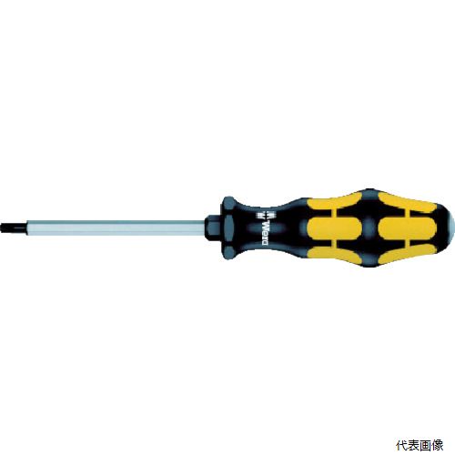【特長】 ●打撃可能な貫通ドライバーです。 ●スパナなどで強力に締め付けられるボルスター付です。 ●特殊なグリップ形状により、つかみやすさとフィット感を実現しています。 【仕様】 ●刃先：T30 ●軸長(mm)：150 ●全長(mm)：26...