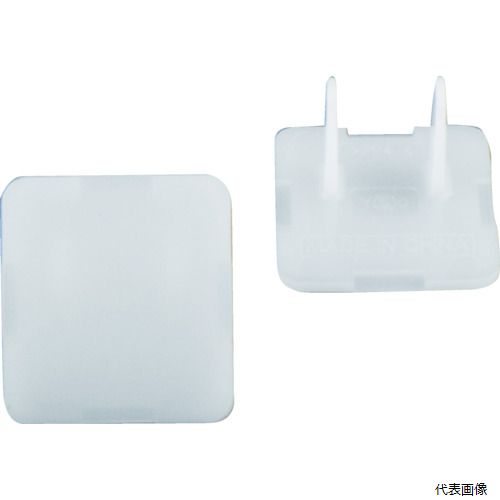 【特長】 ●2P／接地形2P15A125V平刃形・抜止形用安全キャップです。 ●さし込み口へのホコリ・切り粉などの異物侵入を防ぎます。 【仕様】 ●幅(mm)：26 ●長さ(mm)：28 ●適合コンセント：平刃形・抜止形15A125Vの2P...