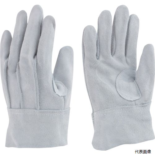 【特長】 ●牛床革を使用した手袋で耐摩耗性に優れており、使うほど手になじみます。 ●親指股に牛床革アテを縫い付けした補強タイプです。 【用途】 ●自動車関連業。 ●鉄鋼、造船、溶接。 ●土木、建設。 【仕様】 ●色：グレー ●サイズ：フリー...