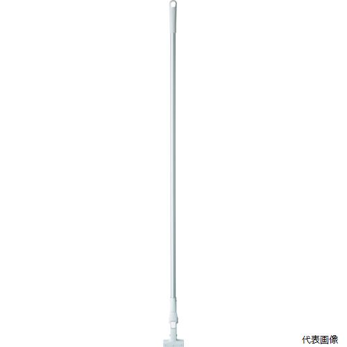 【特長】 ●軽い力でヘッドを着脱できる新機構を採用しています。 ●5色対応のスマートなハンドルです。 【用途】 ●施設メンテナンスなどに。 【仕様】 ●幅(mm)：90 ●長さ(mm)：1500 ●色：白 ●タイプ：長柄 【材質／仕上】 ●...