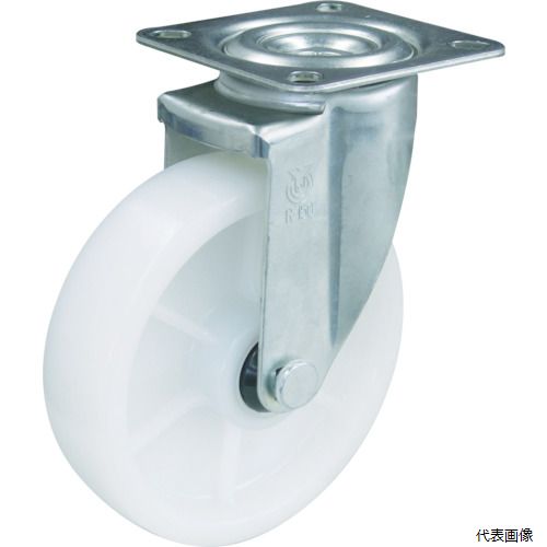 【特長】 ●走行性、耐荷重性を備えた標準的な軽・中量荷重用キャスターです。 ●運搬台車やロールボックスパレット、その他一般作業用に数多く使用されている標準寸法のキャスターです。 【用途】 ●運搬台車やロールボックスパレット、その他一般作業用...