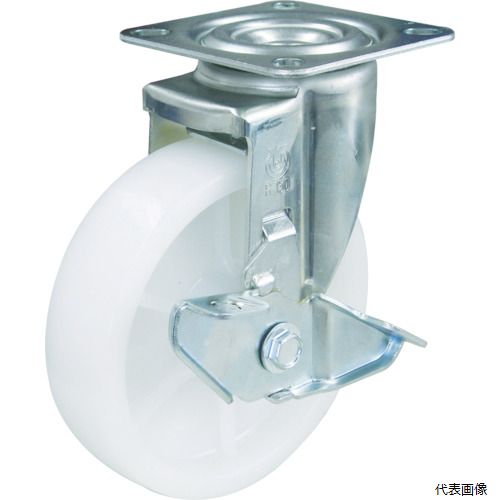 【特長】 ●走行性、耐荷重性を備えた標準的な軽・中量荷重用キャスターです。 ●運搬台車やロールボックスパレット、その他一般作業用に数多く使用されている標準寸法のキャスターです。 【用途】 ●運搬台車やロールボックスパレット、その他一般作業用...
