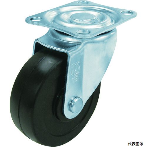 【特長】 ●走行性、耐荷重性を備えた標準的な軽・中量荷重用キャスターです。運搬台車やロールボックスパレット、その他一般作業用に数多く使用されている標準寸法のキャスターです。(キャスター径50〜75mm交換車輪無し) ●自在旋回部はダブルベア...
