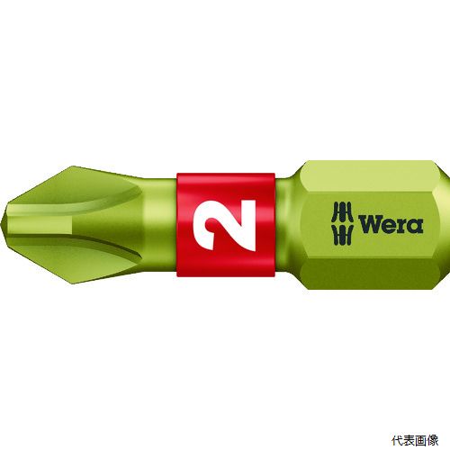 【特長】 ●専用のビットホルダ(053923）と併用することで、3つのトーション(トライトーション)が作用し、ビットの長寿命化を実現しています。 ●木材などの加工に適しています。 【仕様】 ●刃先：［［＋］］2 ●全長(mm)：25 ●差込...