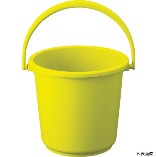 【特長】 ●肉厚で強度あるスタンダードのカラーバケツです。 ●食品衛生法適合品です。 ●HACCP対策など区域別の使用などに重宝します。 ●色：イエロー ●容量(L)：10 ●外径(mm)：279 ●幅(mm)：279 ●奥行(mm)：27...