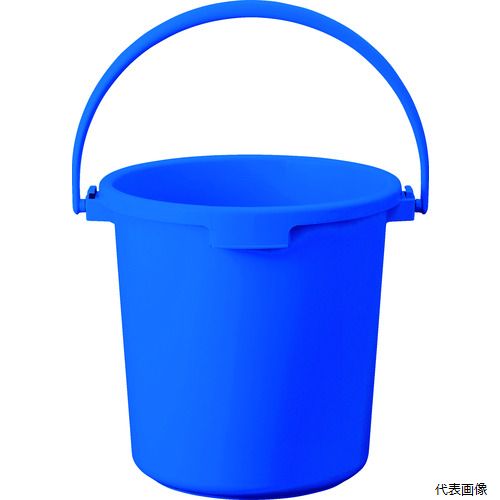 【特長】 ●肉厚で強度あるスタンダードのカラーバケツです。 ●食品衛生法適合品です。 ●HACCP対策など区域別の使用などに重宝します。 ●色：ブルー ●容量(L)：22 ●外径(mm)：340 ●幅(mm)：350 ●奥行(mm)：350...