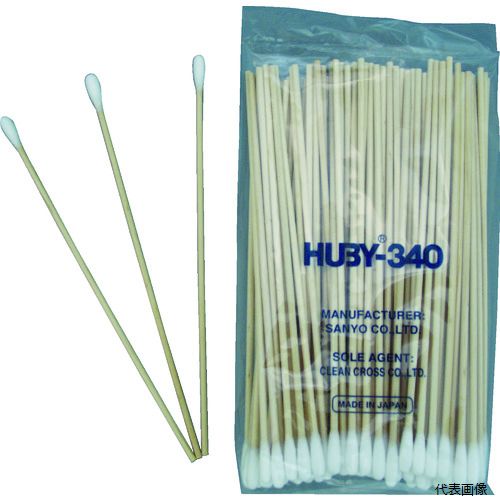 【特長】 ●優れた吸収性で、かつコットンが膨潤しません。 ●残留溶解物質が少量です。 ●シリコーンフリーのパッケージです。 ●軸は木軸で片面だけのヘッド部分は丸く仕上げている工業用綿棒です。 ●機械のメンテナンスから精密部品のクリーニングま...