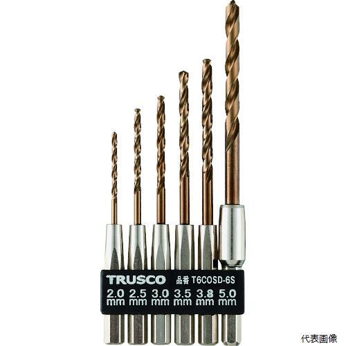 【特長】 ●充電インパクトドライバーにワンタッチで装着できます。 ●刃先はXシンニング加工が施されていますので滑りにくく、正確な穴あけ作業ができます。 【用途】 ●被削材：ステンレス、一般鋼材。 【仕様】 ●セット内容(mm)：2.02.5...