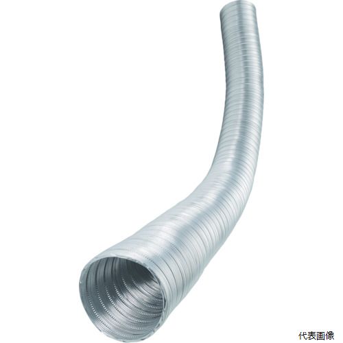 【特長】 ●建設省告示第1400号で定められたアルミニウムに該当する不燃材料です。 ●現場で手軽に取り付けられる他、3mを0.8mに圧縮しているので、収納・保管・搬入・輸送が容易です。 【用途】 ●一般空調用ダクトに。 【仕様】 ●長さ(m...