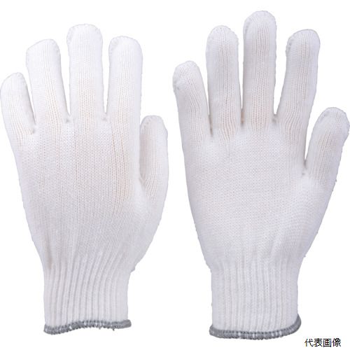 【特長】 ●編目が細かく、フィット感や保護性に優れています。 ●シノ糸を使用しているため、柔らかく保温性に優れています。 ●10ゲージ薄手タイプで、細かな作業にも最適です。 【仕様】 ●色：ホワイト ●サイズ：フリー ●ゲージ数：10 ●全...