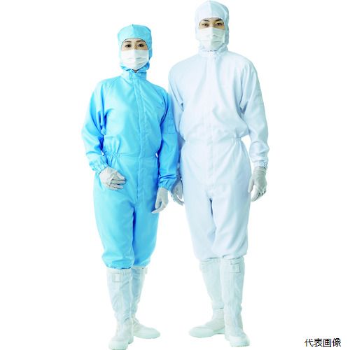 【特長】 ●クリーンルーム用ウエアです。 ●フード一体型のクリーンスーツです。 ●汎用性の高い防塵服です。 ●着脱が容易で衣服の管理が一点で済むのが利点です。 【用途】 ●半導体・液晶パネル・電子部品・印刷・写真・通信・精密機器に。　 ●医...