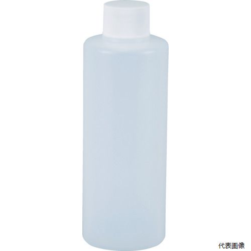 【特長】 ●汎用性の高い、細口PE容器です。 ●容量(ml)：250 ●直径(mm)：49 ●高さ(mm)：171 ●色：半透明 ●食品衛生法適合（ポジティブリスト適合） ●平キャップ仕様 ●耐熱温度：40℃ 【材質／仕上】 ●ポリエチレン...