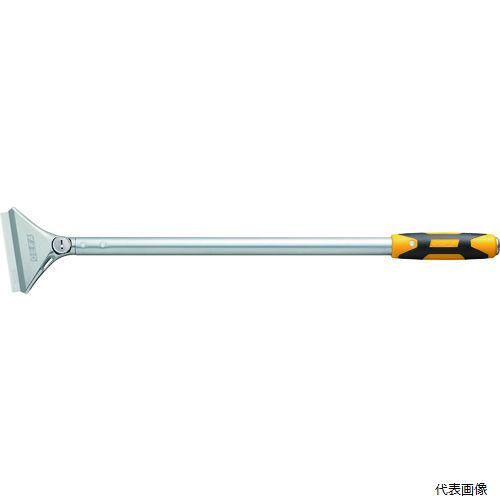 【特長】 ●ねじ止め式なので刃の交換に工具不要です。 ●ねじを緩めても刃が落ちない仮止め機能付です。 ●ハンマーで叩いて使えるエンドブロックを装備しています。 【仕様】 ●全長(mm)：611 ●刃幅(mm)：100 ●刃長(mm)：18 ...