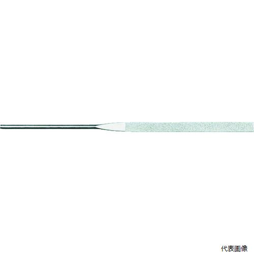 【特長】 ●スリムなデザインで手の届きにくい部分の加工に適します。長寿命で高精度を長く維持します。 【用途】 ●工具・金型などの仕上加工。その他、高硬度材の研削・研磨加工に。 【仕様】 ●粒度(#)：170 ●形状：平5.5(幅)×1.6(...